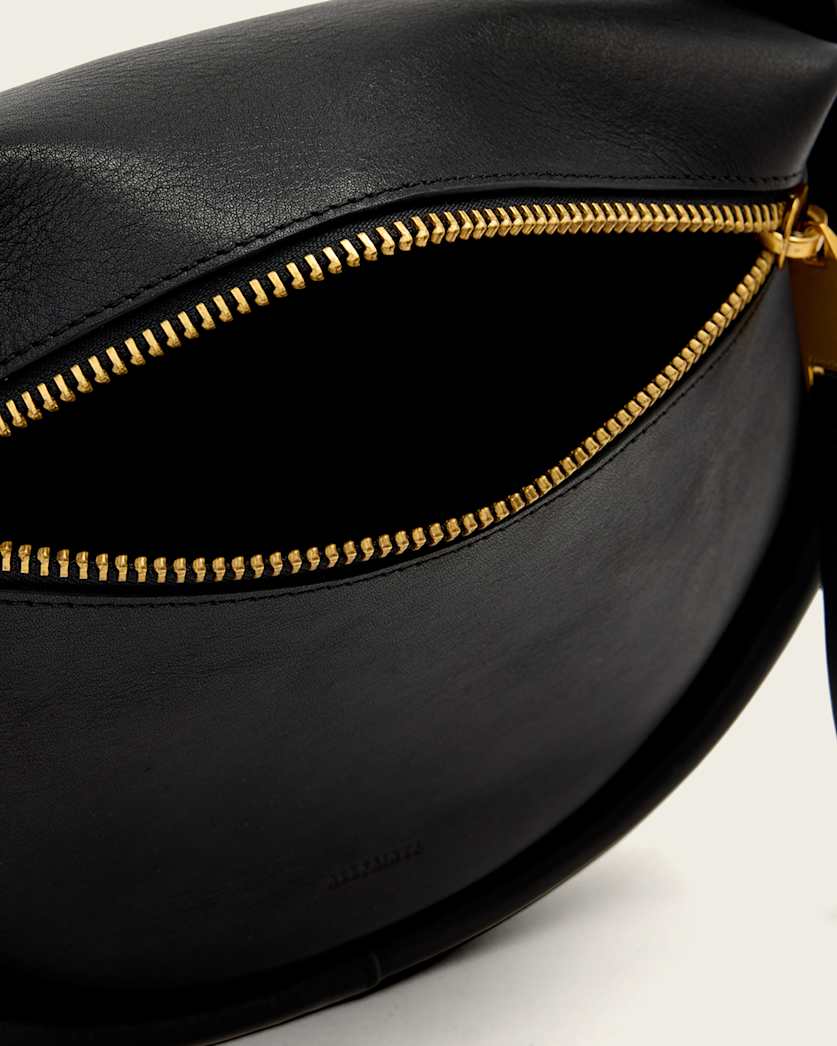 Noemie Mini Shoulder Bag Black | ALLSAINTS